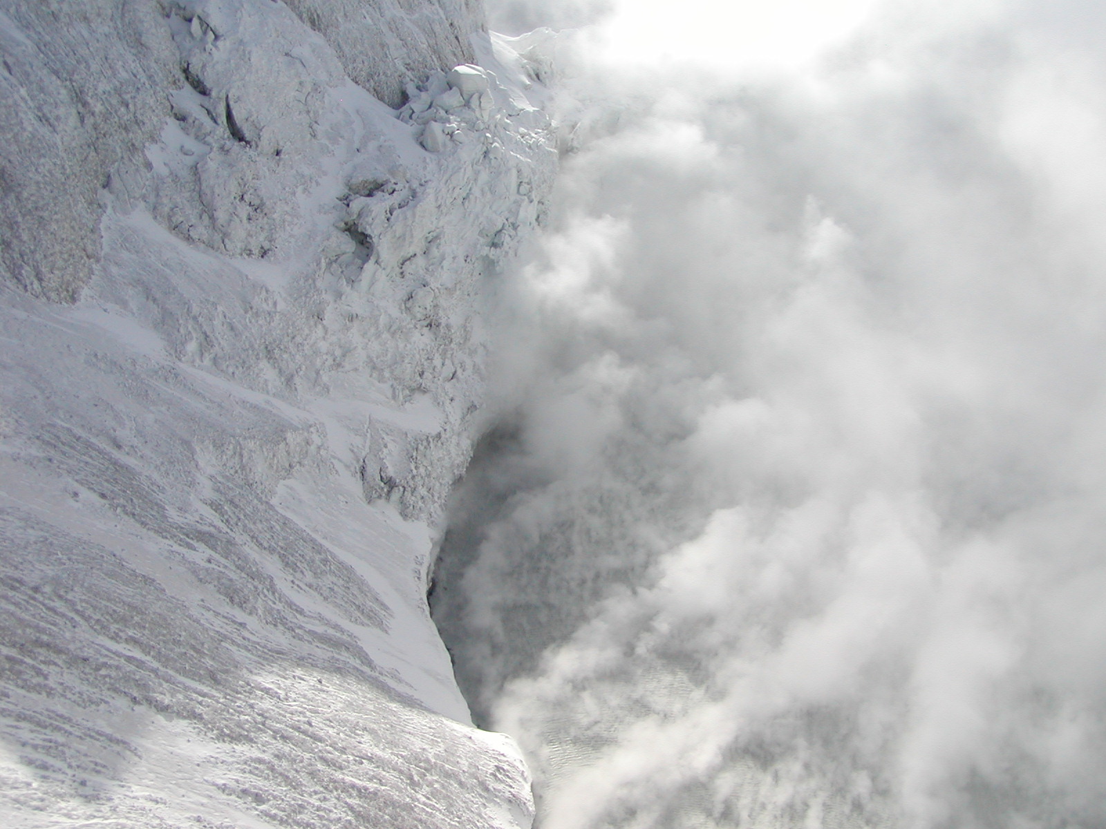 Steam and gas emanating from the summit crater lake of Chiginagak ...