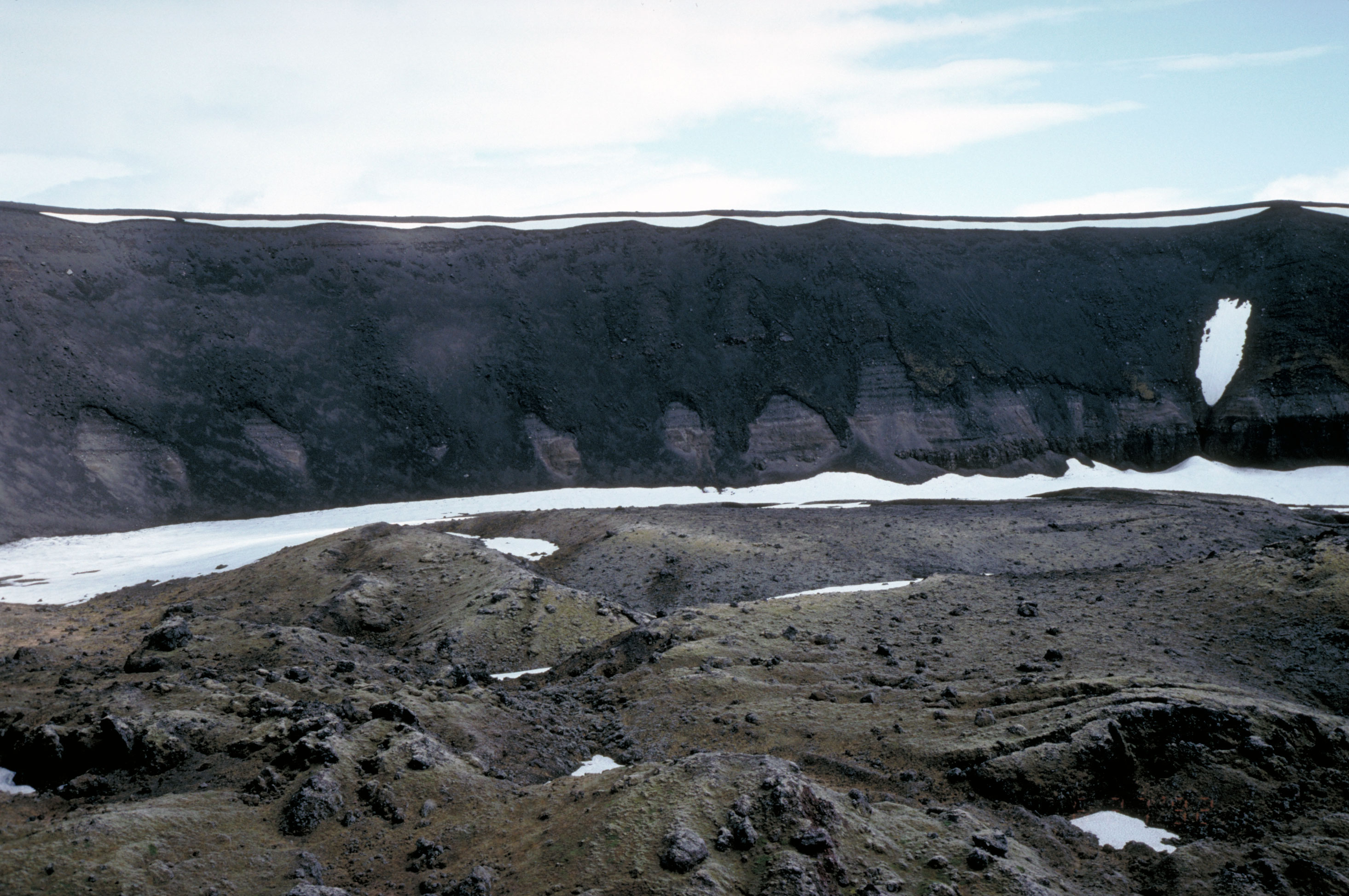 East wall 1931 crater, Aniakchak caldera