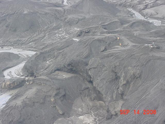 AVO field crew doing work at Okmok, taken September 14, 2008, by Lonnie ...