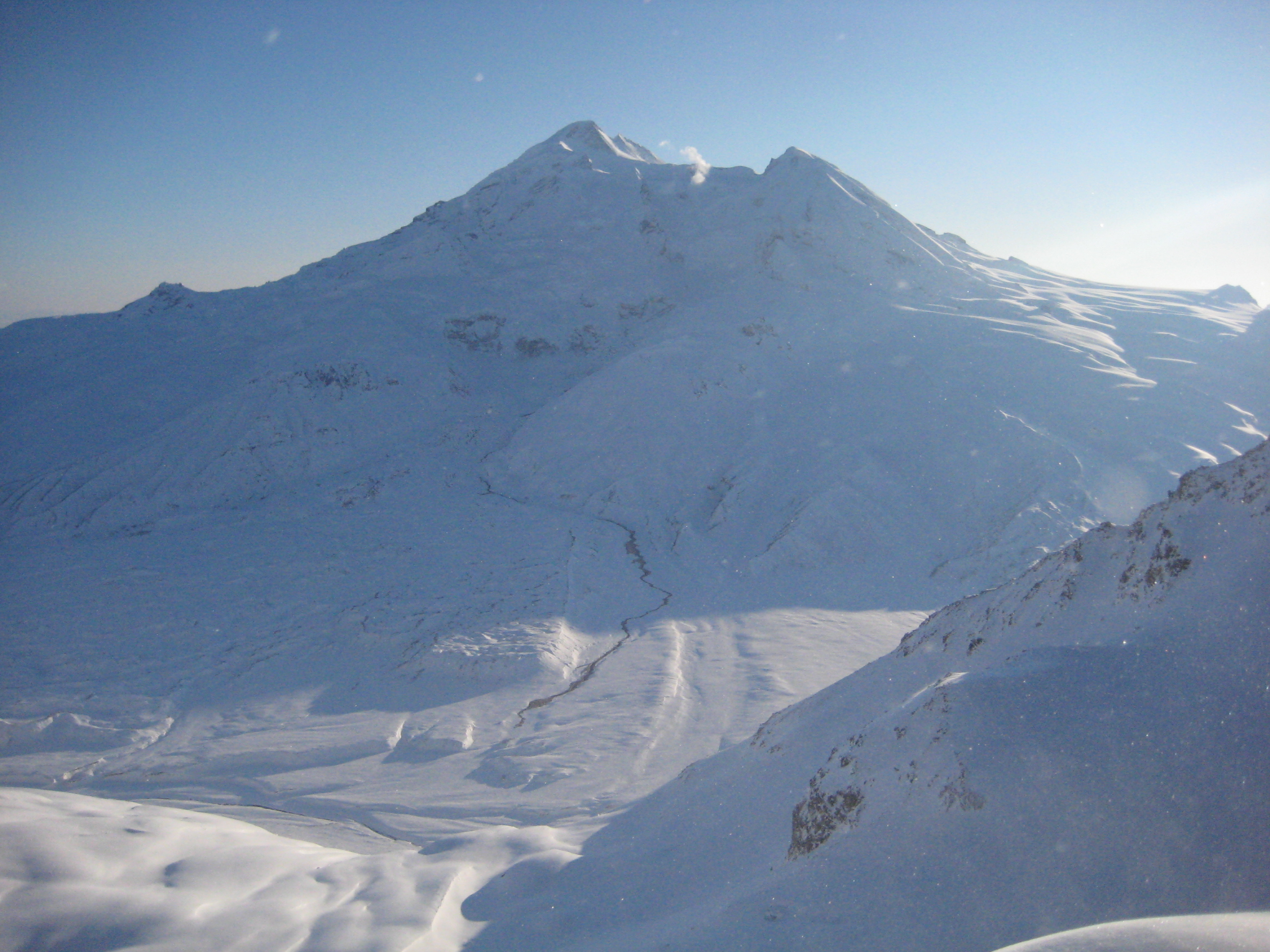 Redoubt Volcano from the AVO hut