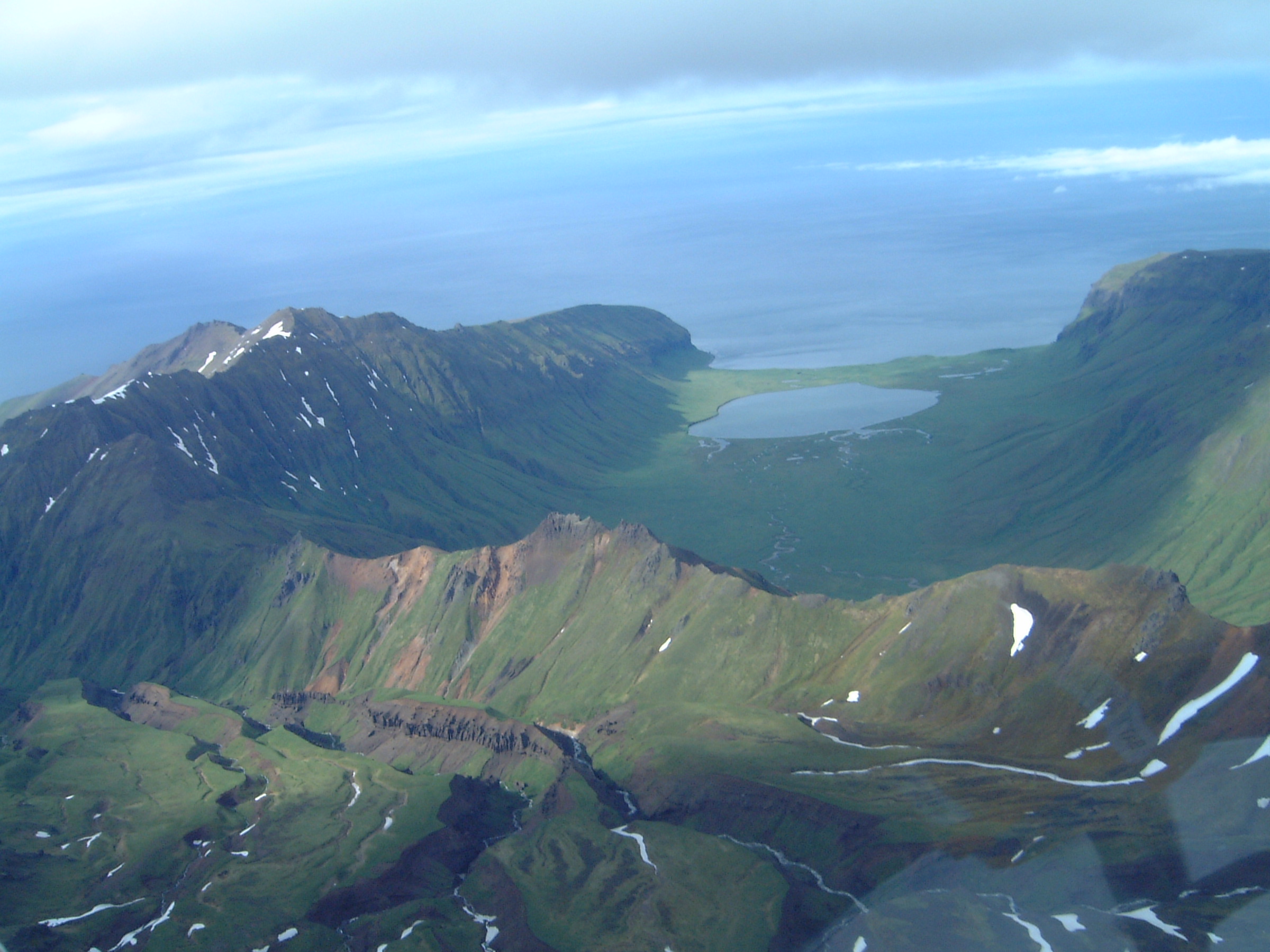 Akutan Island, photograph courtesy of Jeff Wynn.
