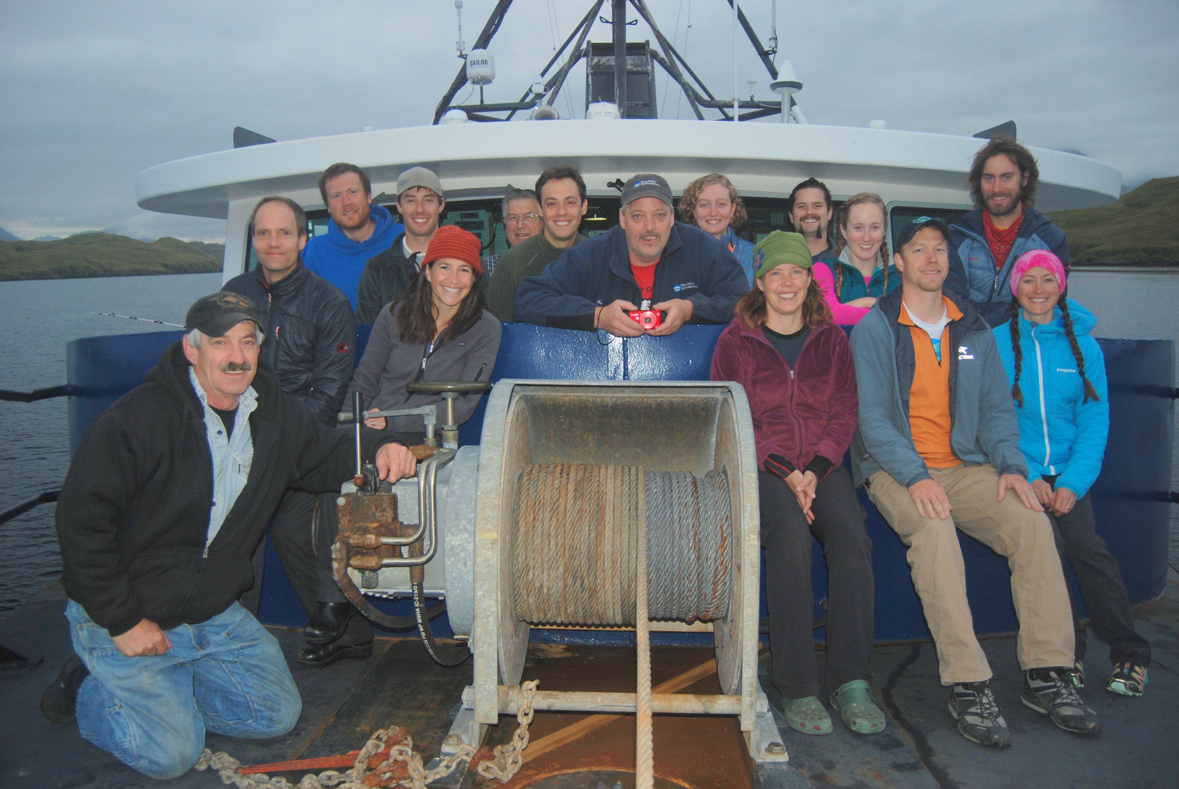 Western Aleutians Field Crew including crew of Maritime helicopters ...