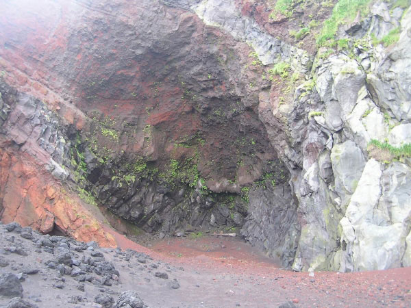 Photo of an old coastal flank vent located on the western side of the ...