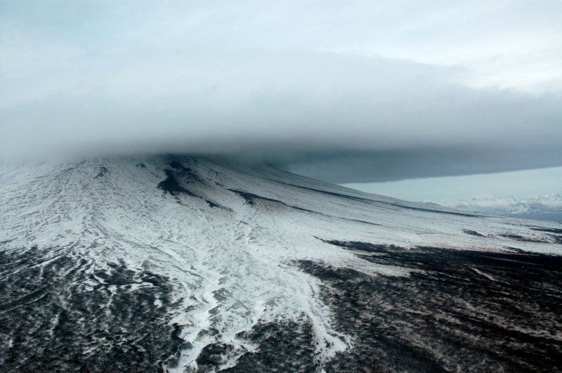 Photo of Augustine Volcano's southwest flank taken during a FLIR ...