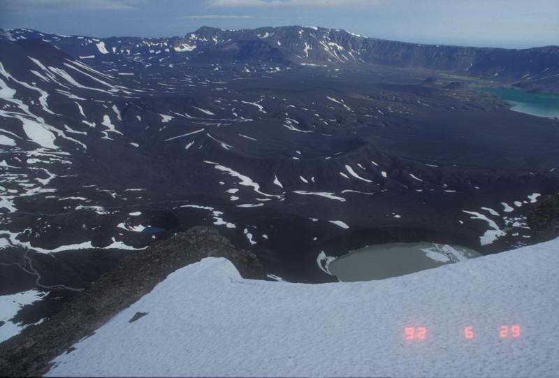 View from east rim of Aniakchak caldera