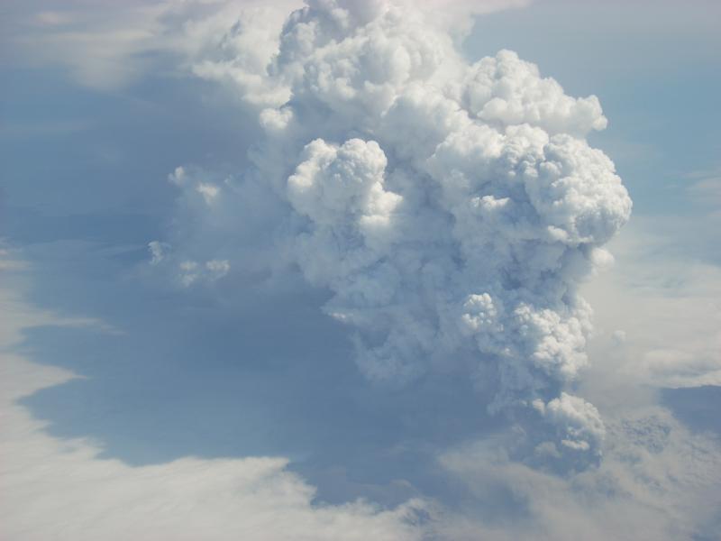 This photograph taken by Don Weathers, a passenger on an Alaska ...
