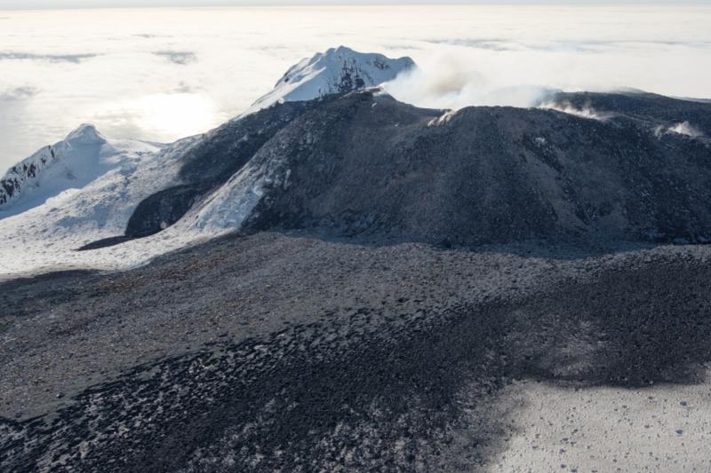Summit crater of Great Sitkin on June 11.