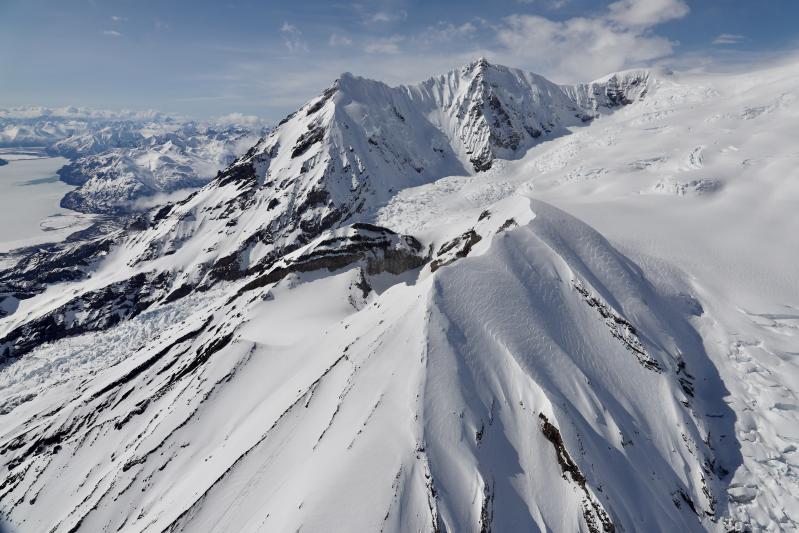 Crater Peak on the south flank of Mount Spurr during an Alaska Volcano ...